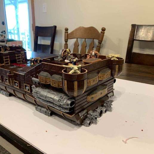 Download free 3D printing templates Supportless Dwarf Airship ・ Cults