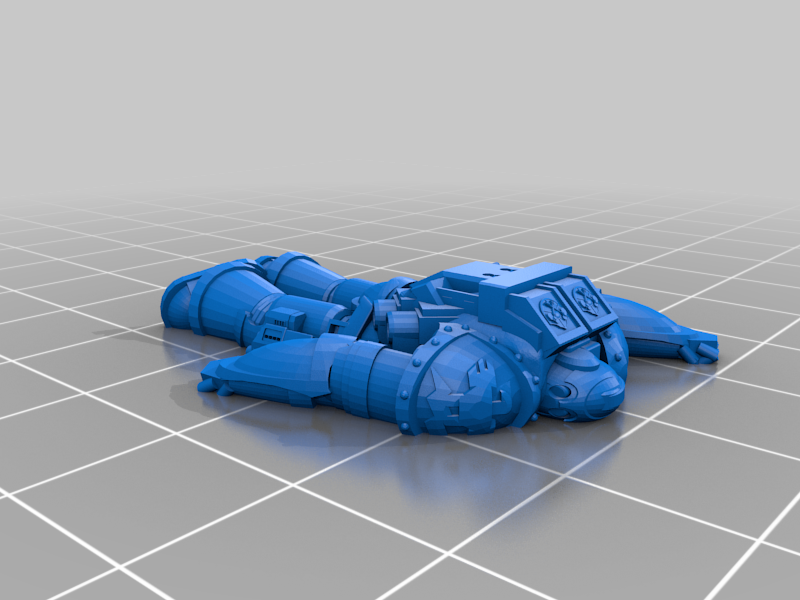 Free STL file Supportless Dead Space Soldiers 😵・Model to download and ...