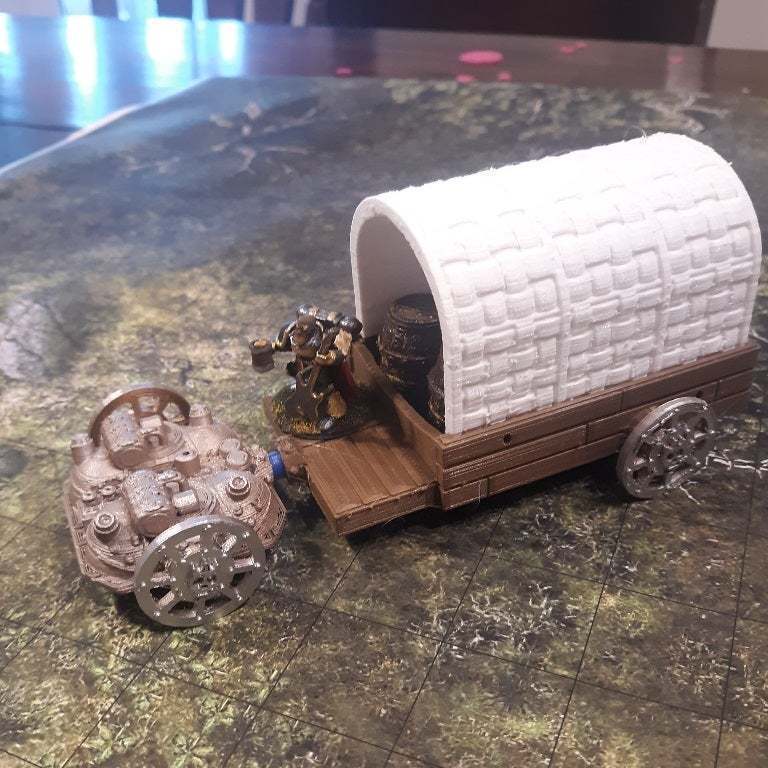 Free STL file Steam Powered Wagon・3D printing template to download・Cults