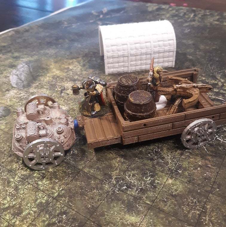 Free STL file Steam Powered Wagon・3D printing template to download・Cults