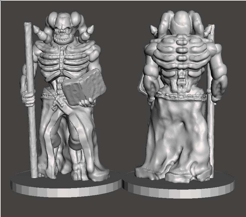 Free STL file Supportless Satyr Skelly 🧙・3D print object to download・Cults