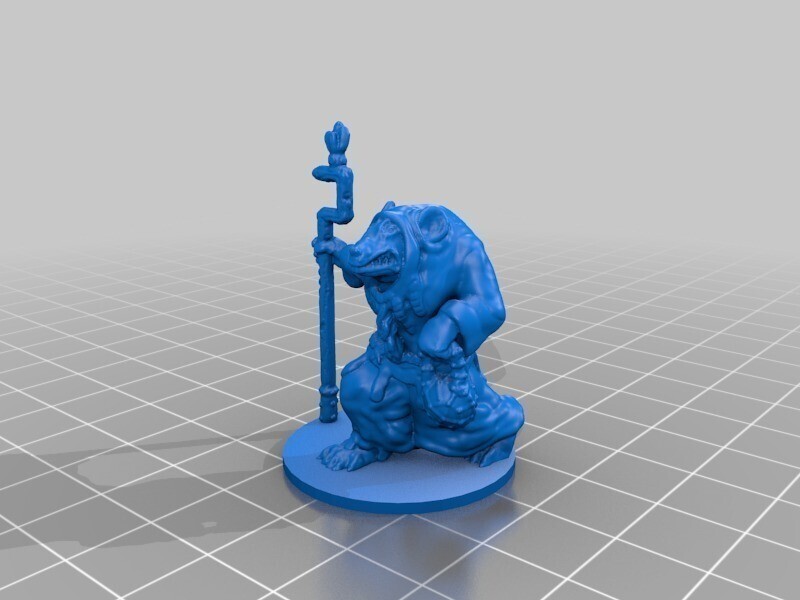Free STL file Rat Priest・3D printing design to download・Cults