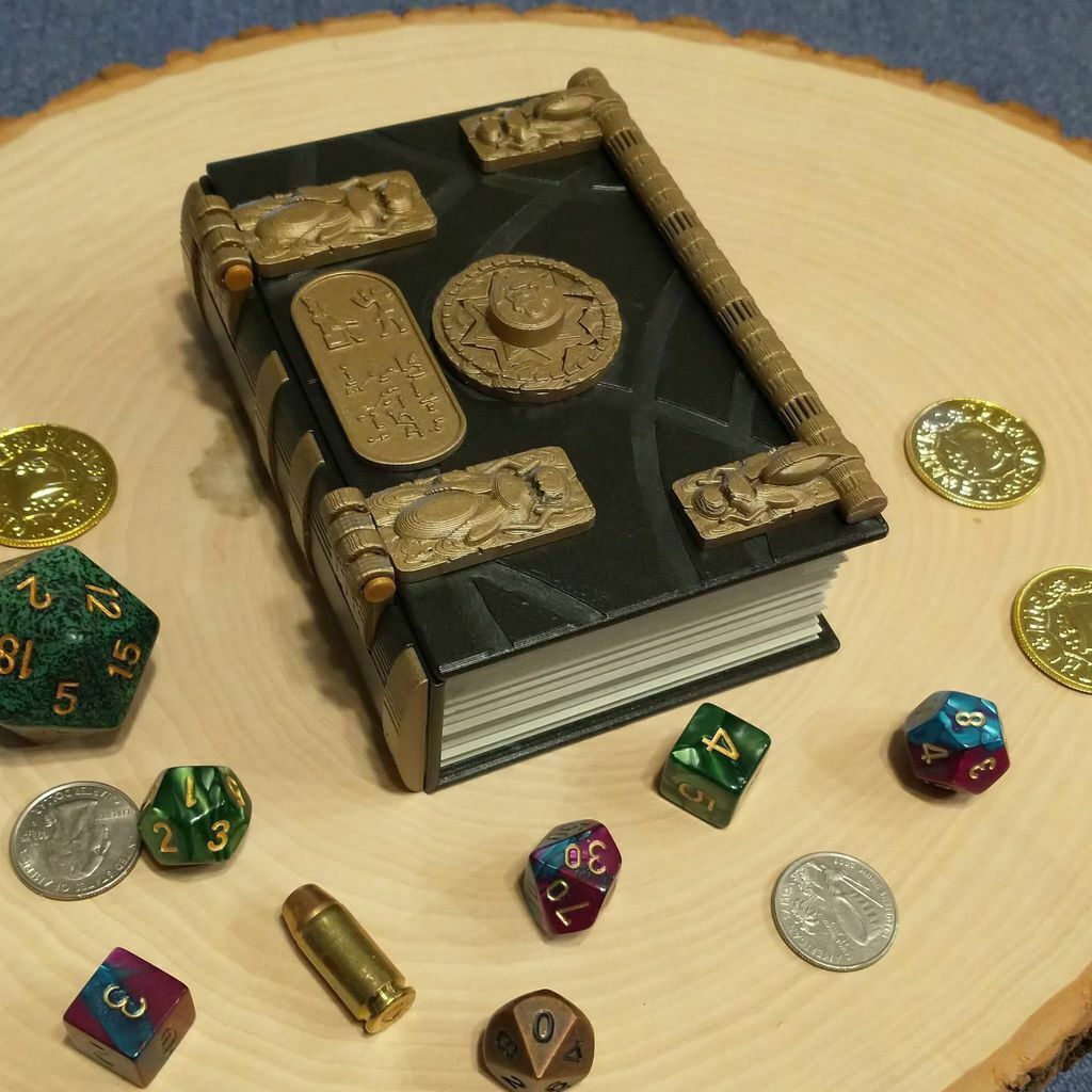 STL file Secret Lock Book of the Dead 🔒・3D print design to download・Cults