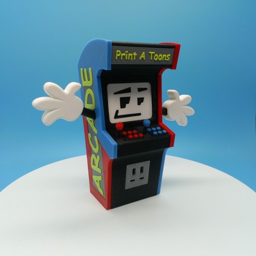 Download STL file Print a Toons - Arcade Archie • 3D printing model ・ Cults