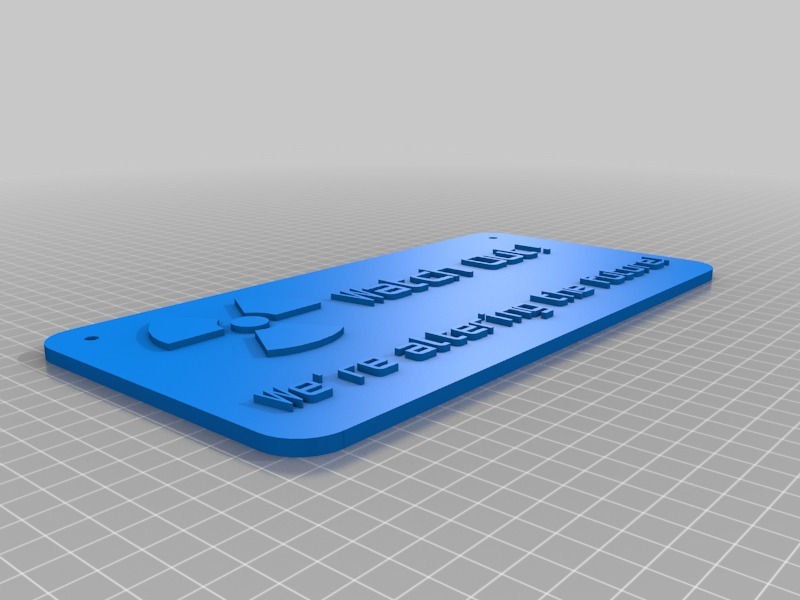 Free 3D file Improved Sign・3D printer model to download・Cults