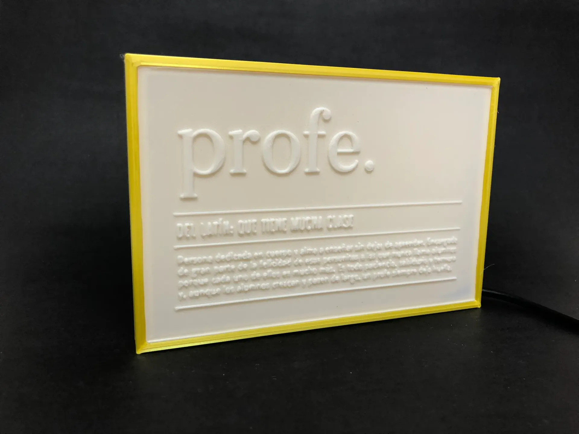 Free 3D file FRAME LITHOPHANE DEFINITION: TEACHER・3D printing design to ...