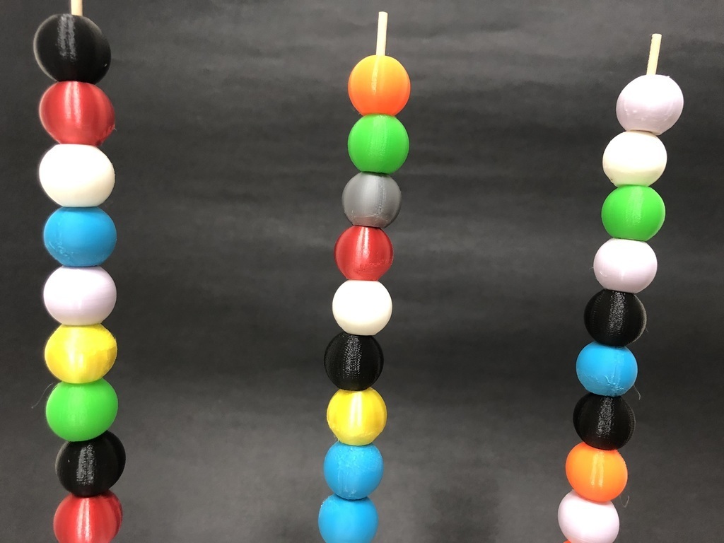 Free 3D file Series of colored balls 🎲・3D printing design to download・Cults