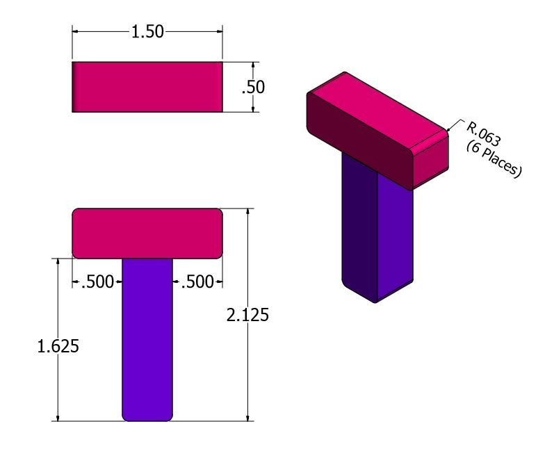 STL file 4 T Puzzle・3D printable model to download・Cults