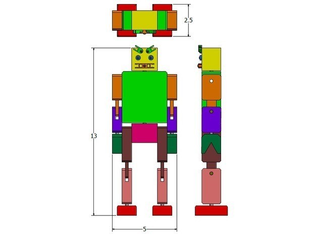 Free STL file Robot 🤖・3D printing design to download・Cults