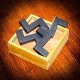 Download STL file T & Z PUZZLE • 3D printable object ・ Cults