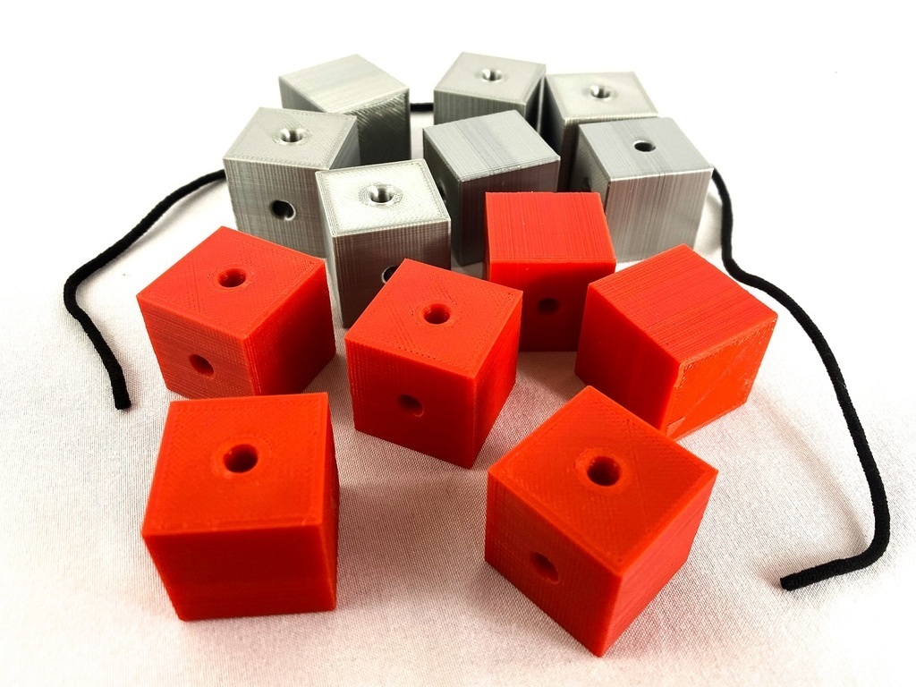 Free STL file Elastic Cord Cube Puzzle・3D printable object to download ...