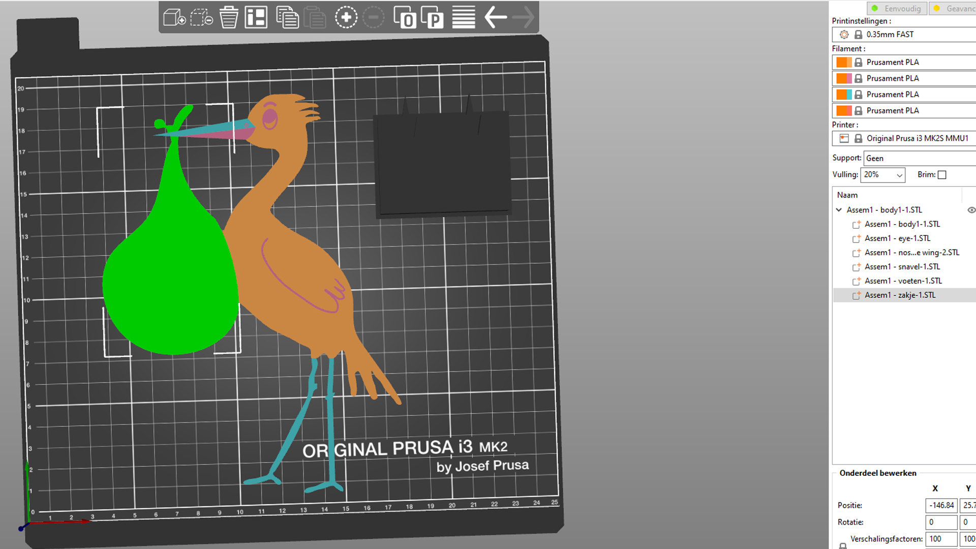 Free STL file Standing stork・3D printable design to download・Cults