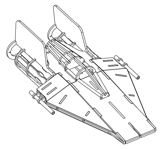 Archivo 3D Star Wars A-Wing Interceptor・Plan de impresora 3D para ...