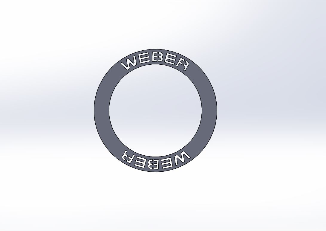 STL file WEBER wheel insert・3D printer model to download・Cults