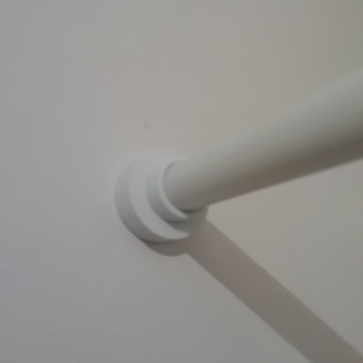 Download free 3D printer templates extensible shower rod end cap ・ Cults