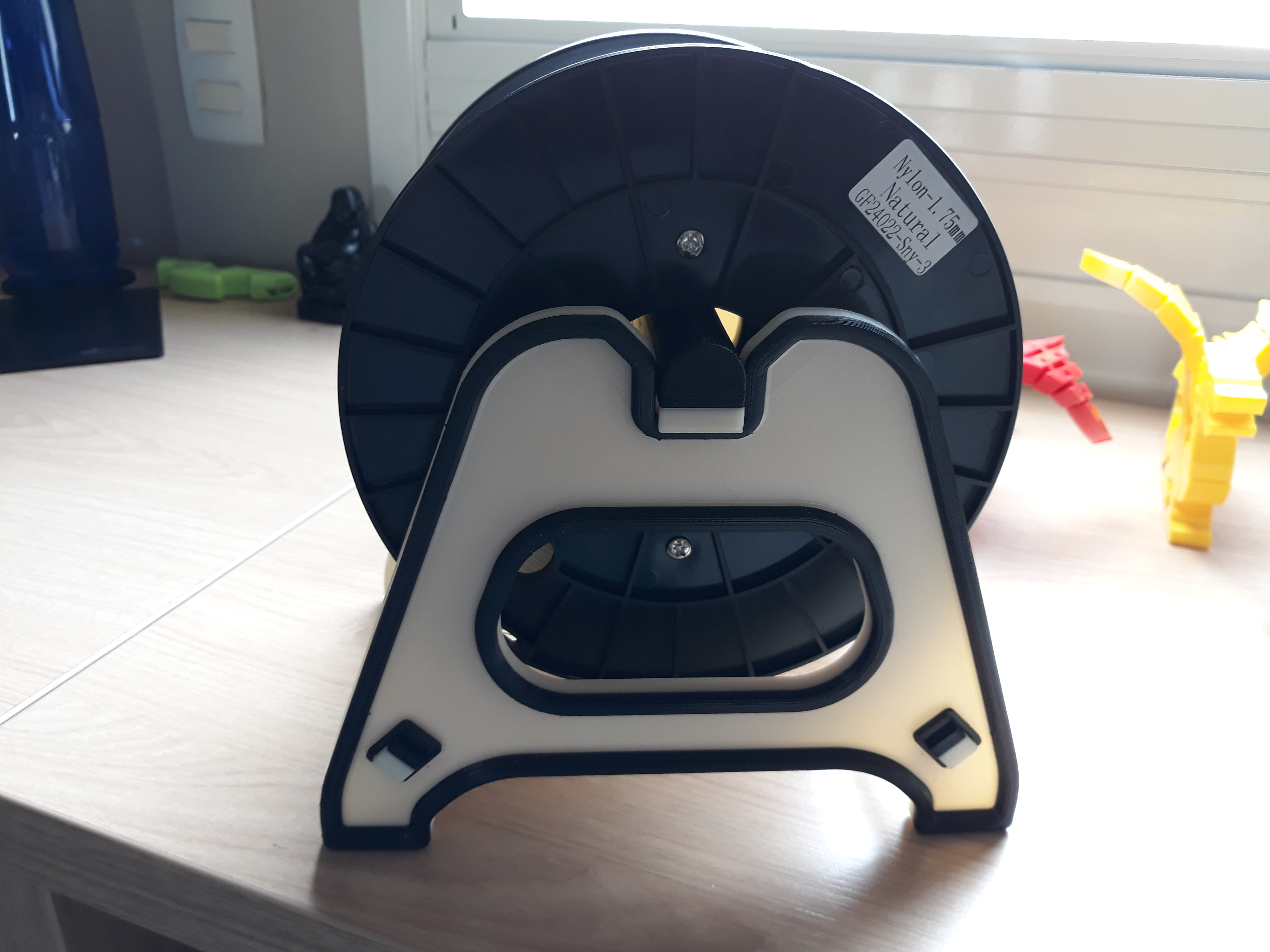 STL file Filament Reel Desk Bracket・Model to download and 3D print・Cults