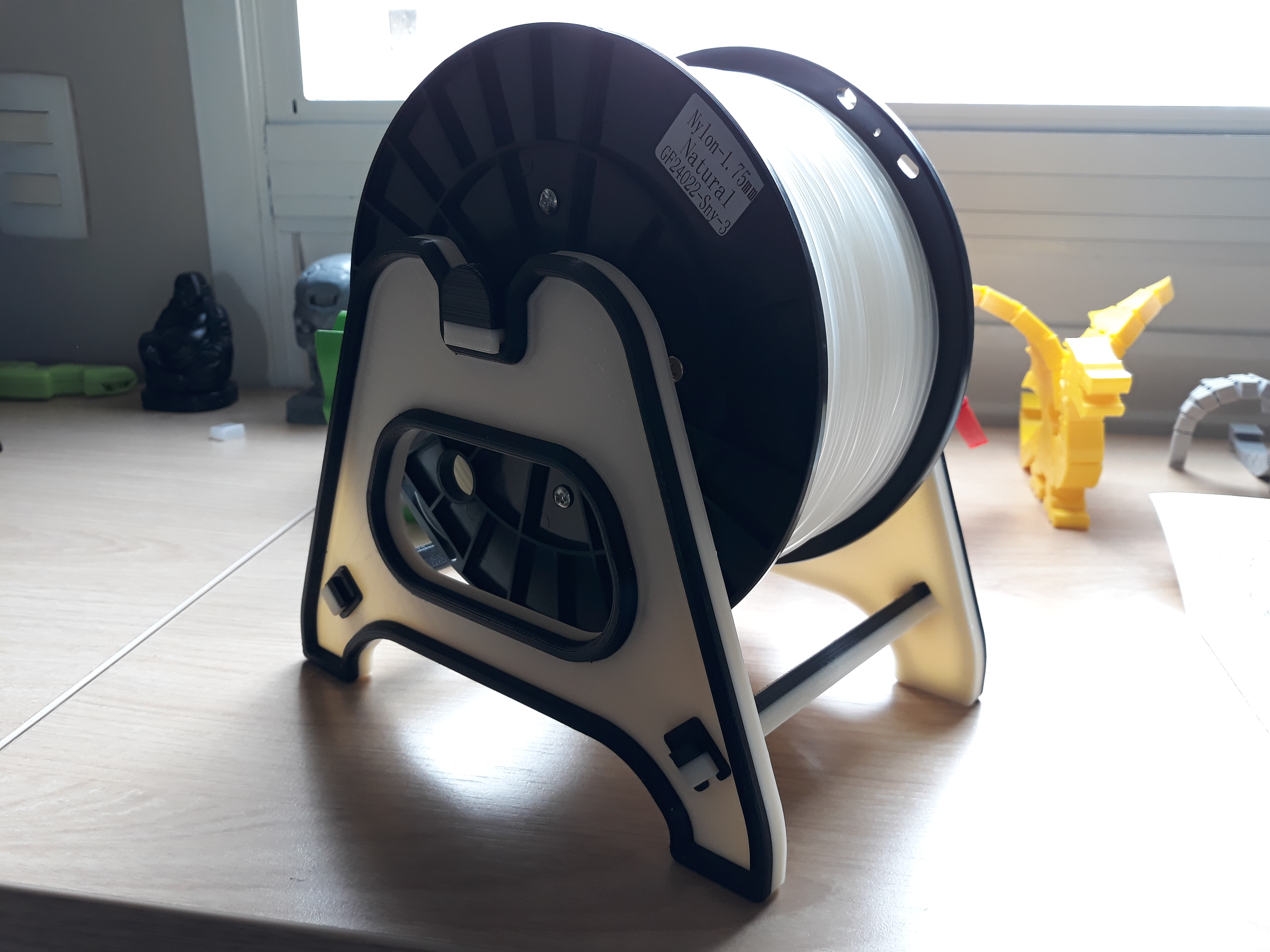 STL file Filament Reel Desk Bracket・Model to download and 3D print・Cults