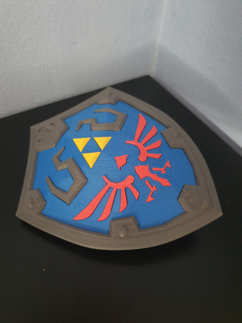 Download STL file The Hylian Shield from Zelda BOTW • 3D printer ...