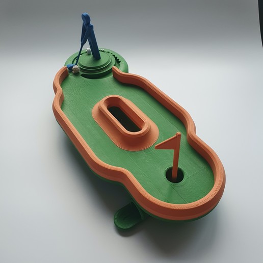 Download free STL file Mini Golf - Hole 3 • 3D print design ・ Cults