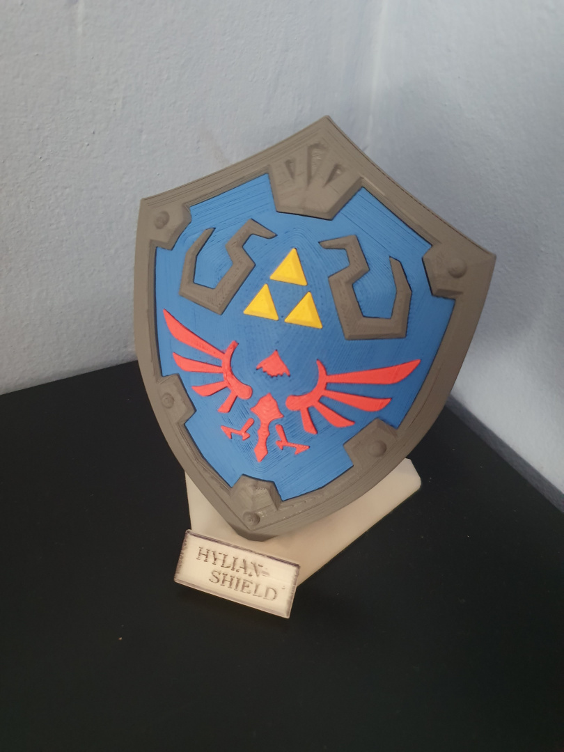 Download STL file The Hylian Shield from Zelda BOTW • 3D printer ...