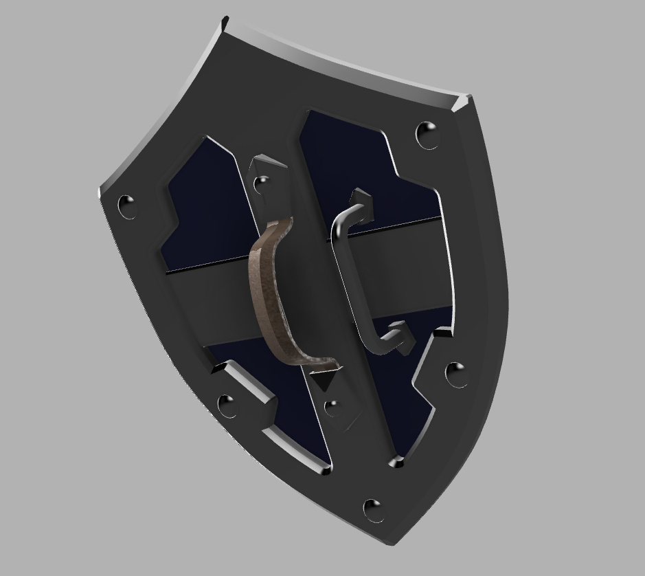 Download STL file The Hylian Shield from Zelda BOTW • 3D printer ...