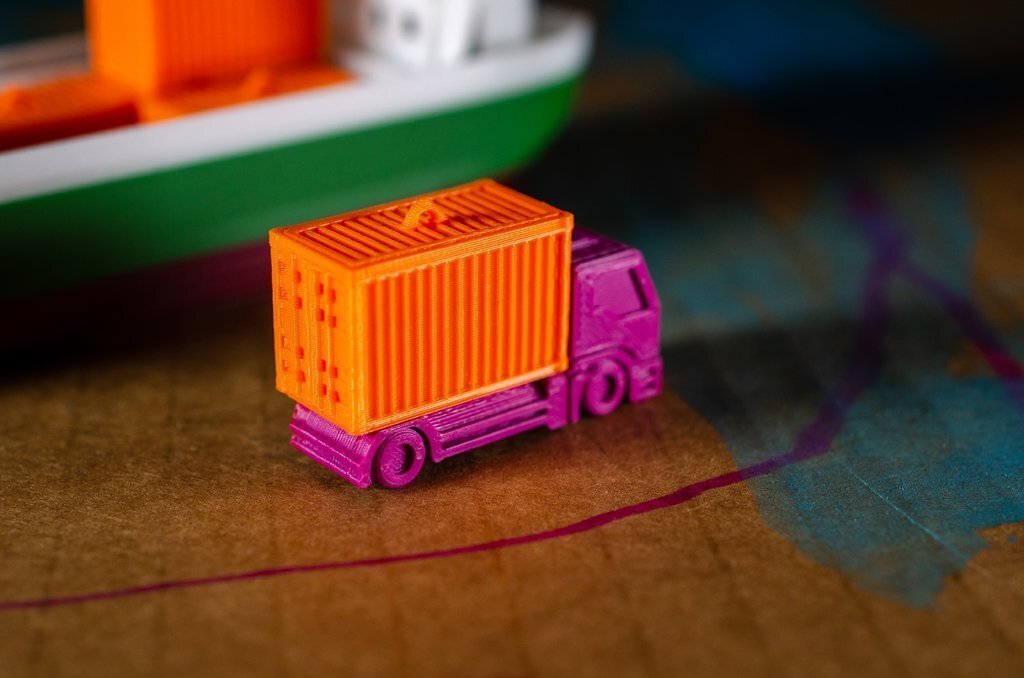 Free STL file Trucks for my Container Ships・3D printer model to ...