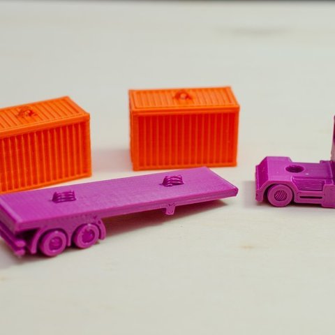 Download free 3D printing designs Trucks for my Container Ships ・ Cults