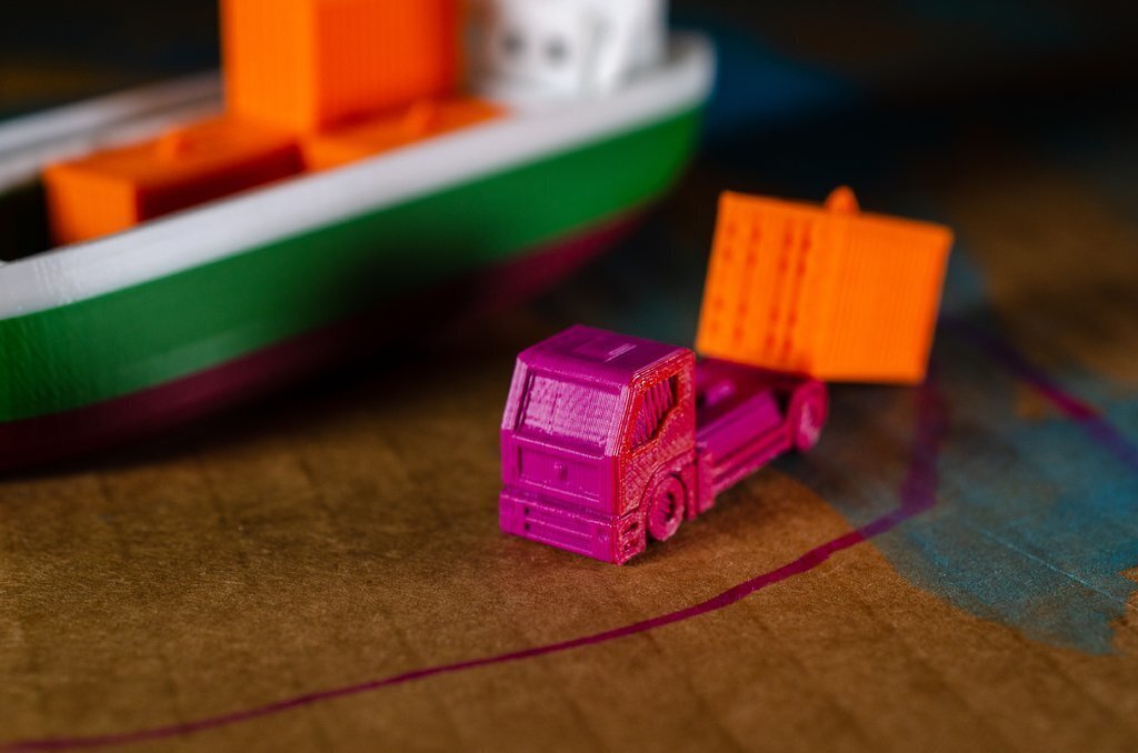 Free STL file Trucks for my Container Ships・3D printer model to ...