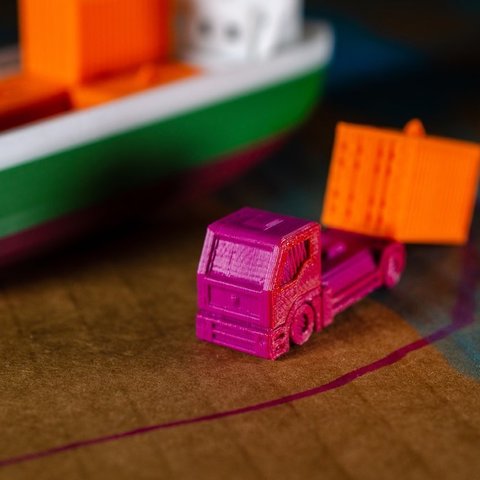 Download free 3D printing designs Trucks for my Container Ships ・ Cults