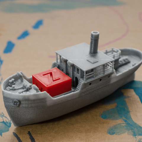 Download free STL file CAS - the modular xyz-cube cargo ship • 3D ...