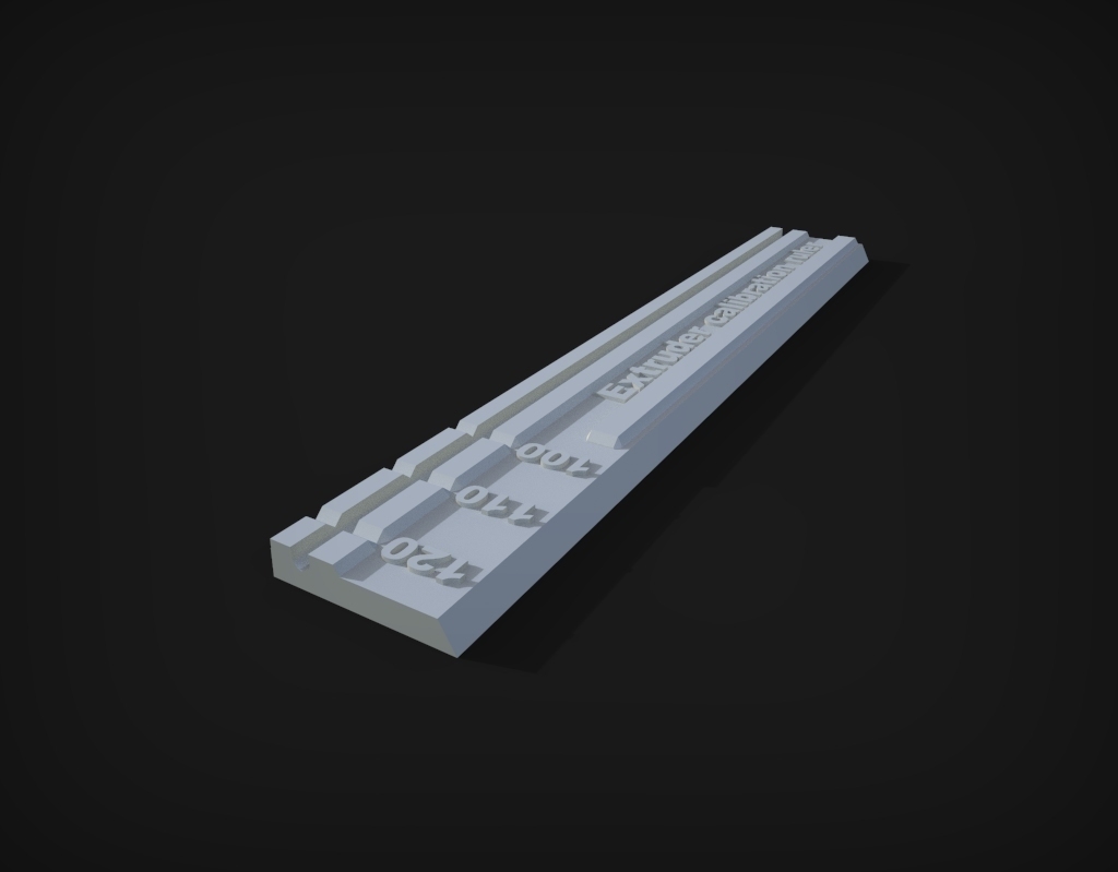Free STL file Extruder calibration ruler・3D printing idea to download・Cults