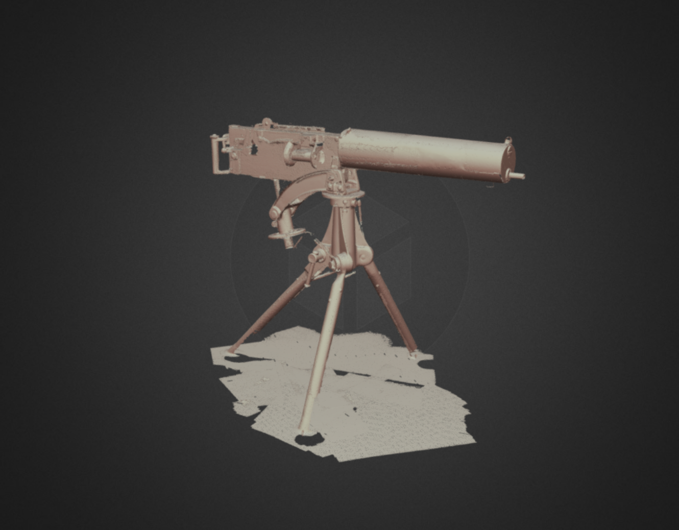 Download free STL file Vickers MK 1 heavy machine gun, ca. 1900 • 3D ...