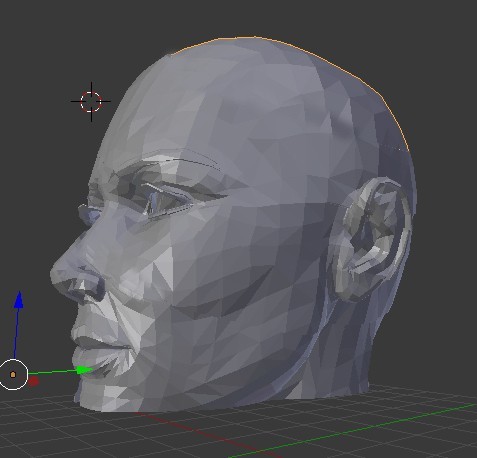 Free STL file head low poly poly・3D print model to download・Cults