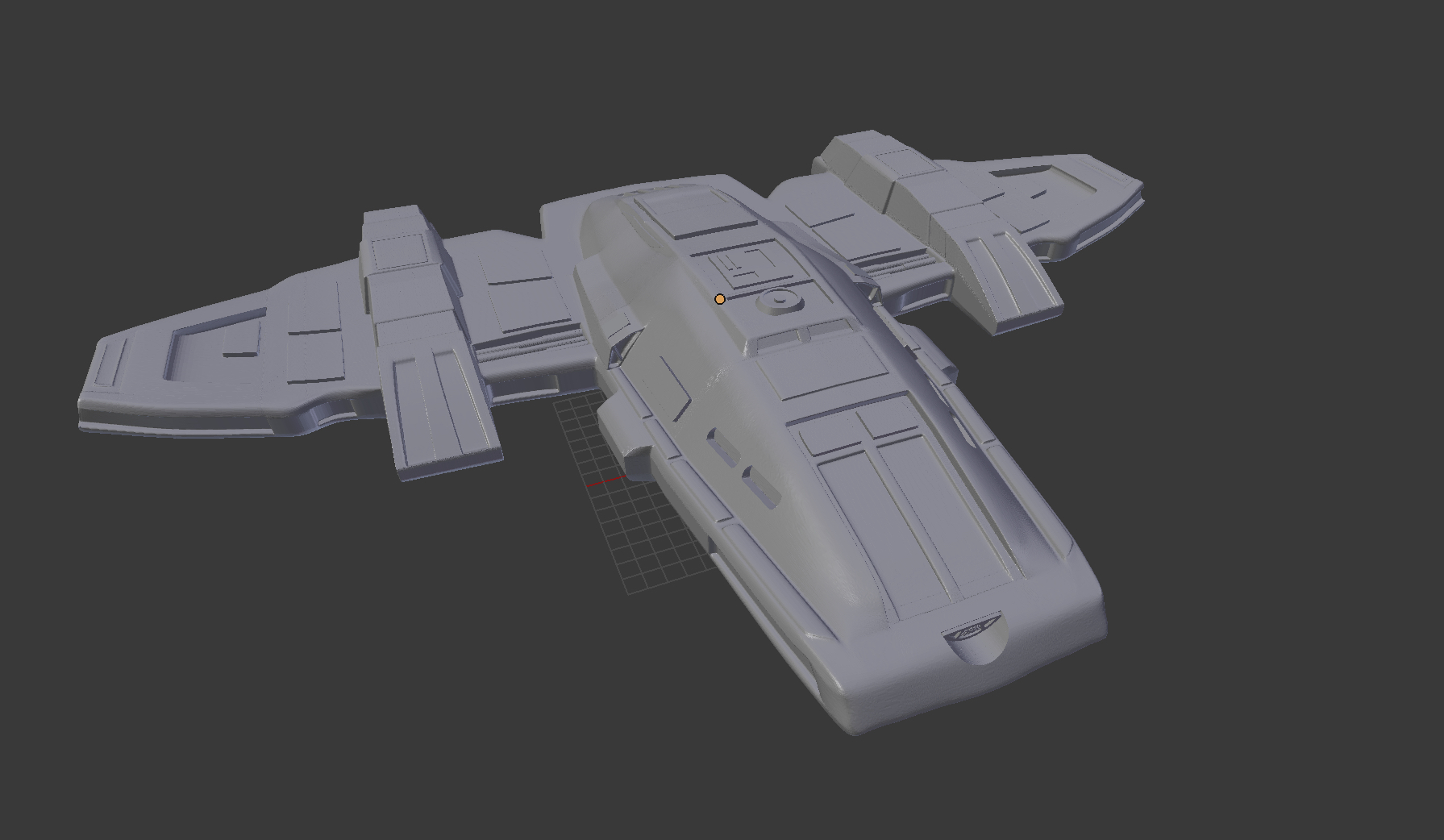 STL file Star Trek Voyager Aero Flyer Model 1:670 Revell Upgrade・Design ...