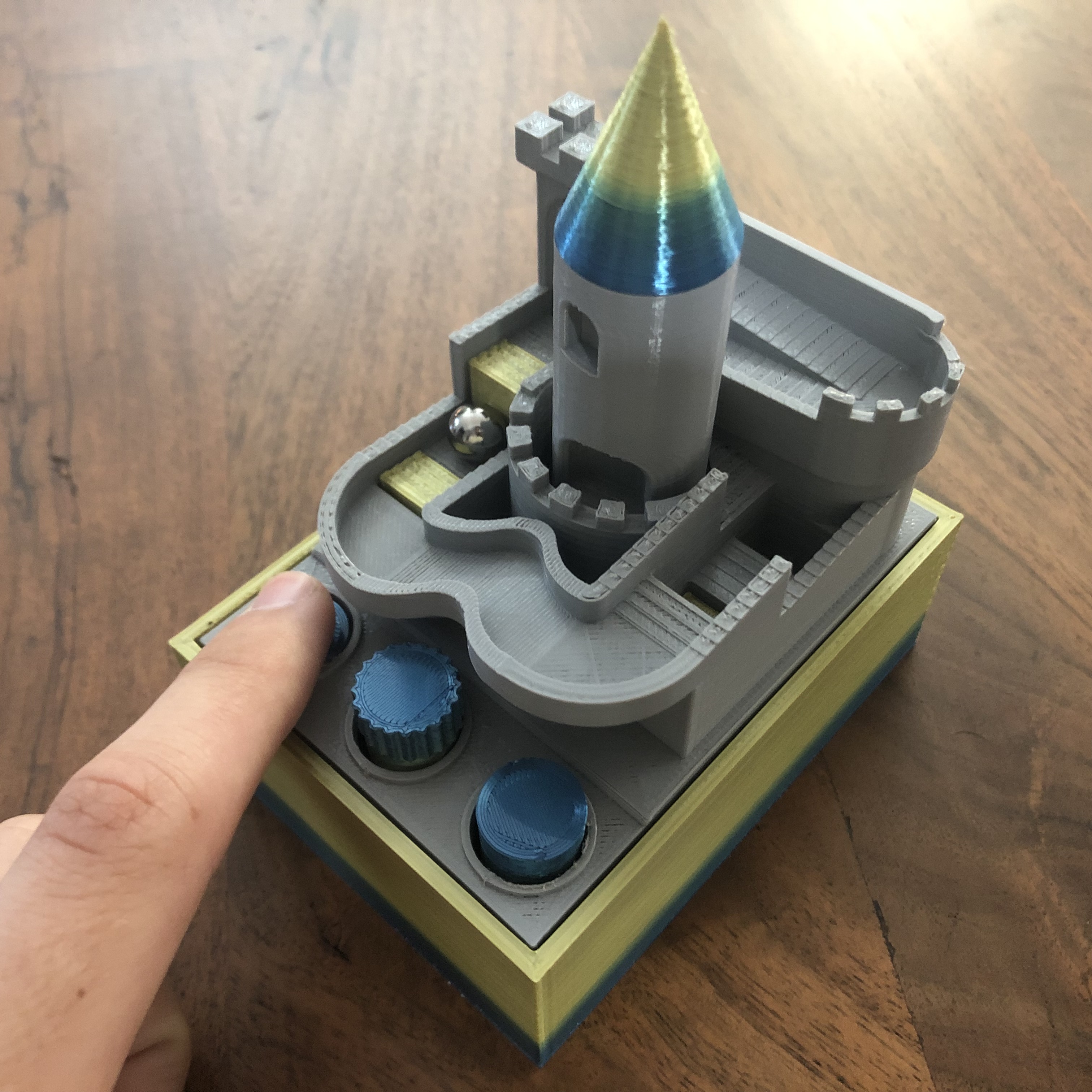 STL file Castle Run: A Mini Marble Adventure・3D printable model to ...