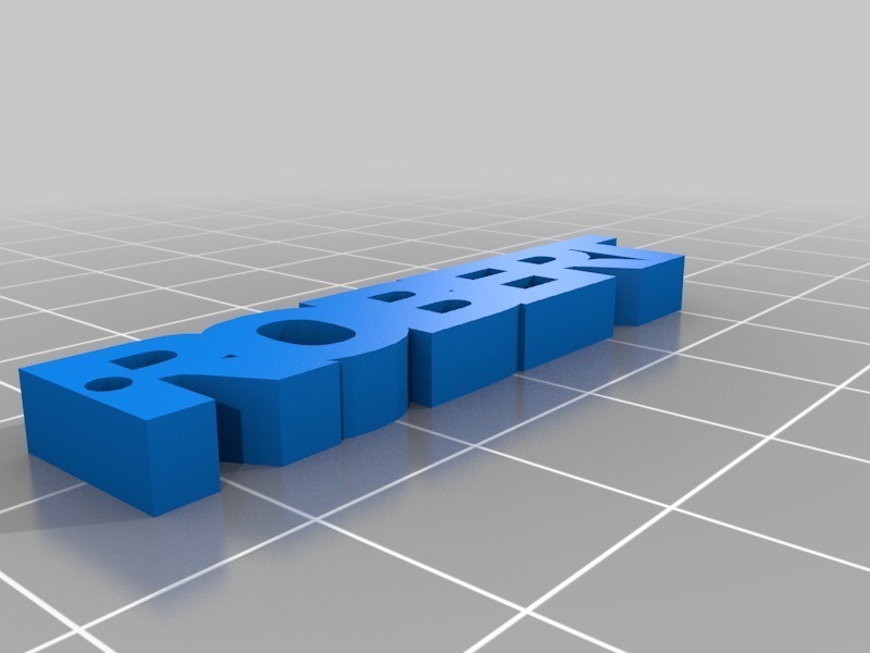 Free 3D file Keychain Robert・Template to download and 3D print・Cults