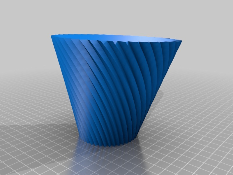 Free STL file Customizable Twisted Vase 🏺・3D printing idea to download ...