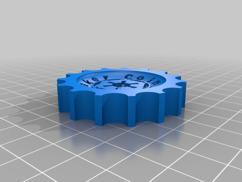 Free STL file Customizable Maker Coin - ollej・3D print design to ...