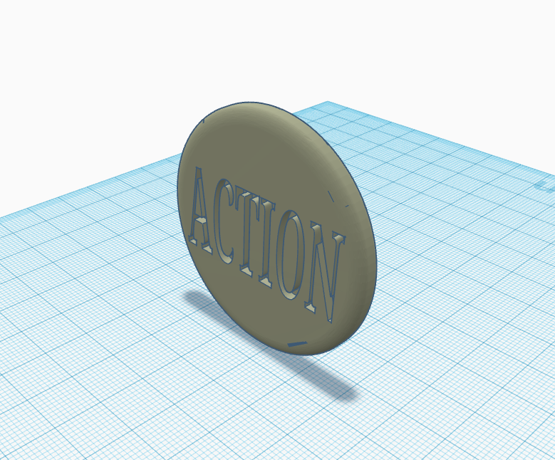 Free STL file action/truth token・3D printing idea to download・Cults