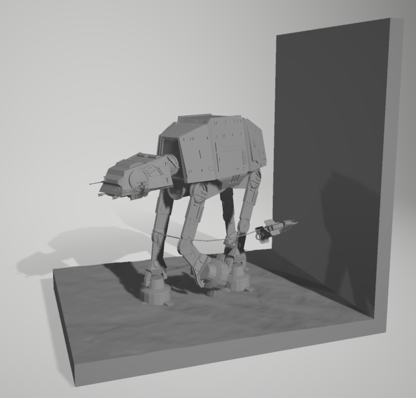 STL file star wars BOOKEND・3D printable model to download・Cults