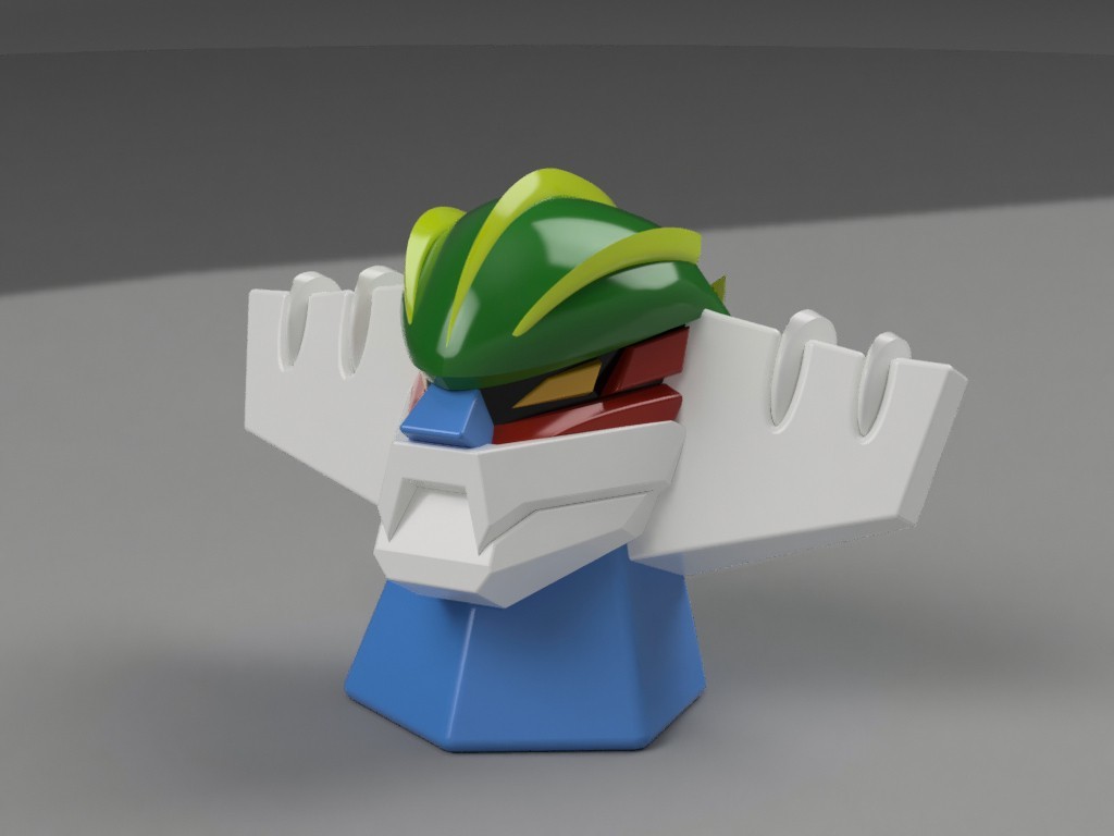 STL file Jeeg head pendant・3D printer model to download・Cults