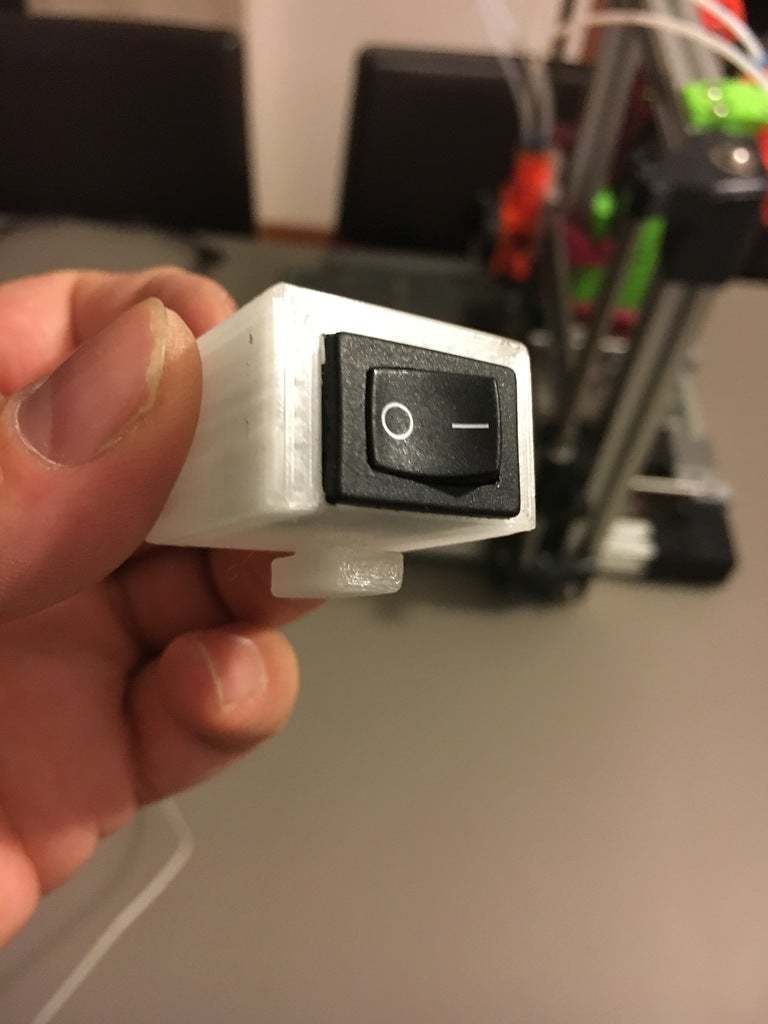 Free STL file removable and positionable Switch_holder・3D printer ...