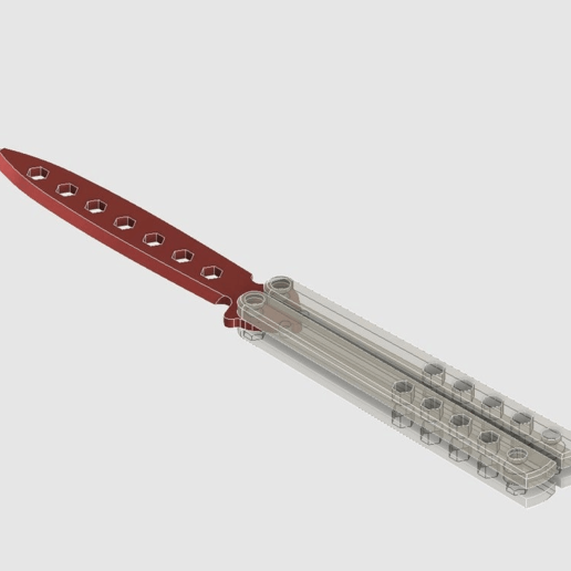 Download free STL file Benchmade 62 balisong butterfly knife M3 ...