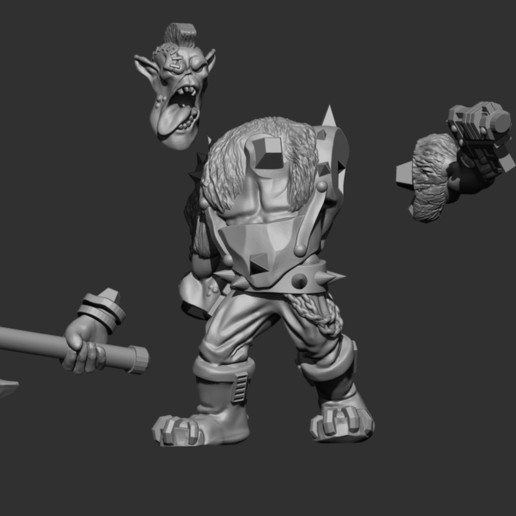 Download 3D printing designs Pistol Punk Ork ・ Cults