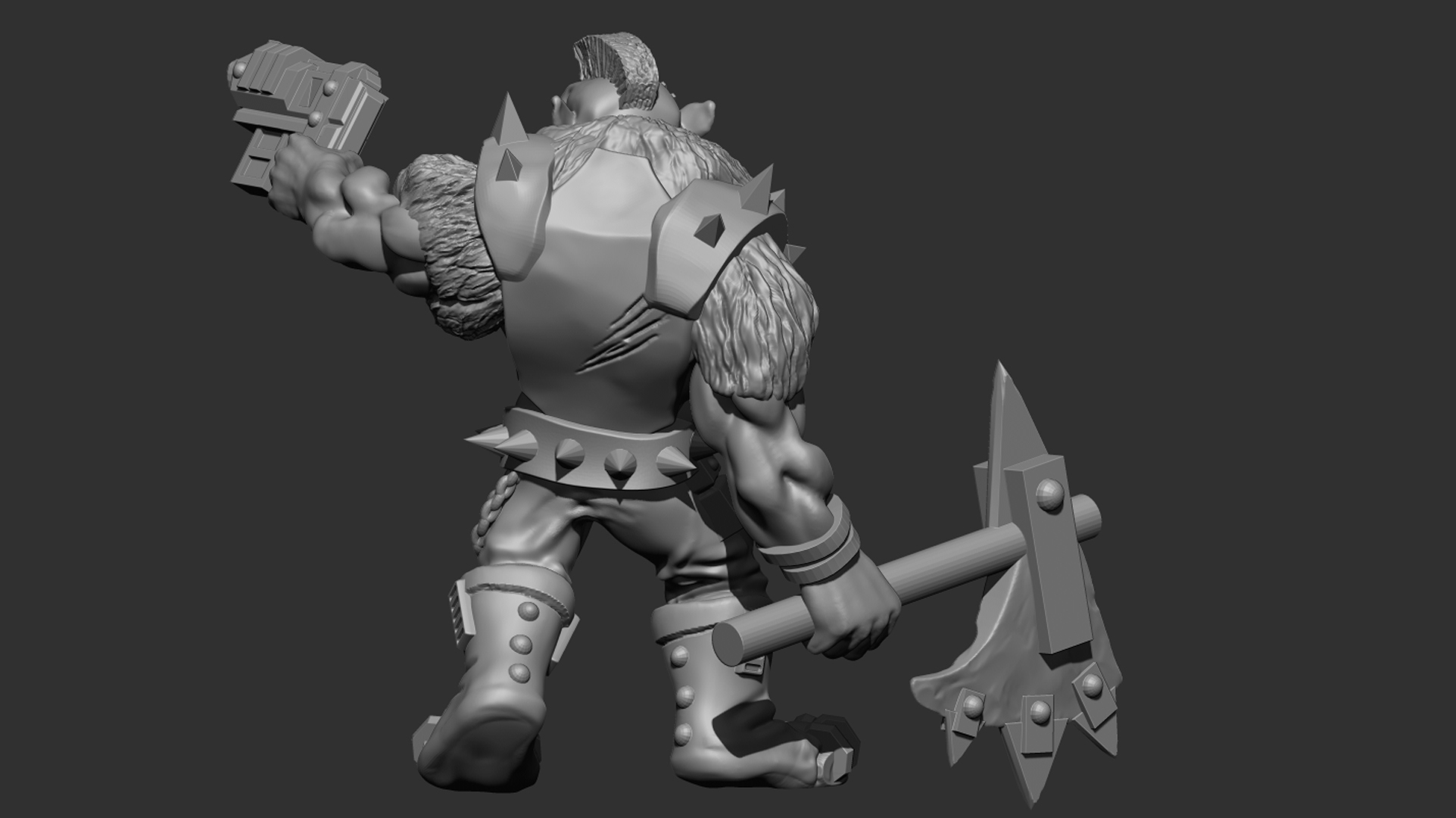 STL file Pistol Punk Ork・3D printing model to download・Cults