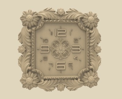 Free STL file Wall clock 3d stl models for artcam and aspire・3D ...