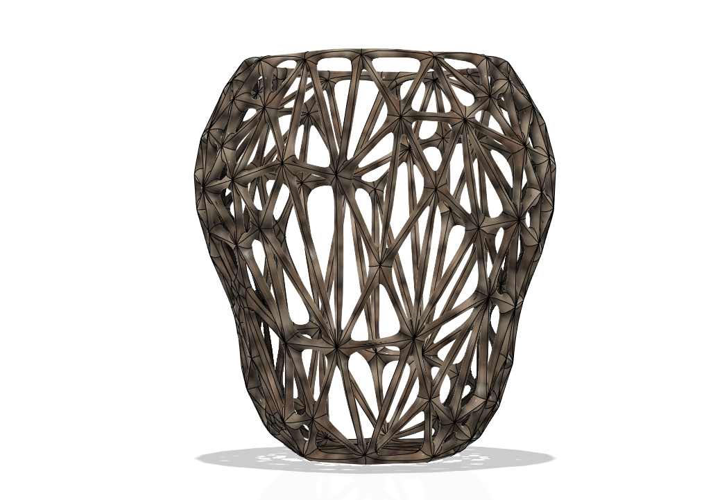 Free STL file Voronoi Mesh Vase・3D printer design to download・Cults