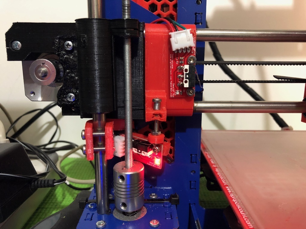 Free 3D file z-endstop joined with extended x-mount for p3 steel prusa ...