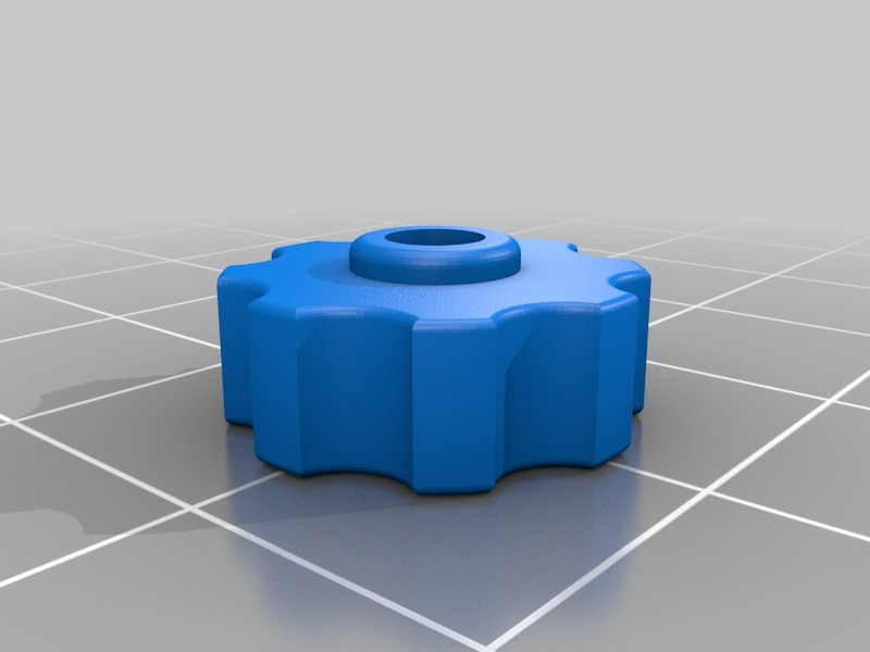Free 3D file Hotbed level knob and washer・3D printable model to ...