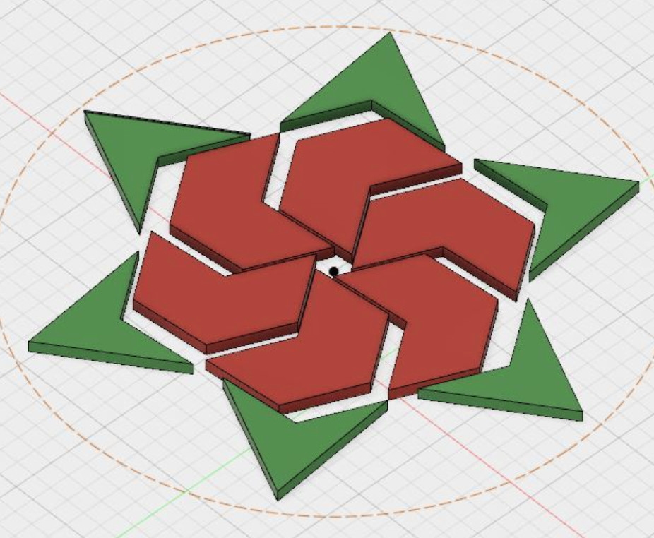 Download free STL file Hexagram, Hexagonal Star, Hexagon Puzzle • 3D ...